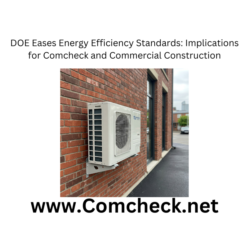 DOE Eases Energy Efficiency Standards: Implications for Comcheck and ...